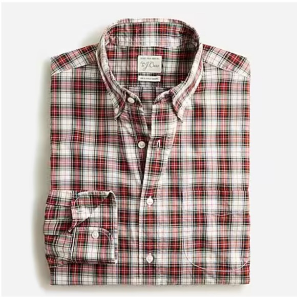 J. Crew | Shirts | Nwt J Crew Slim Cotton Poplin Plaid Buttondown | Poshmark